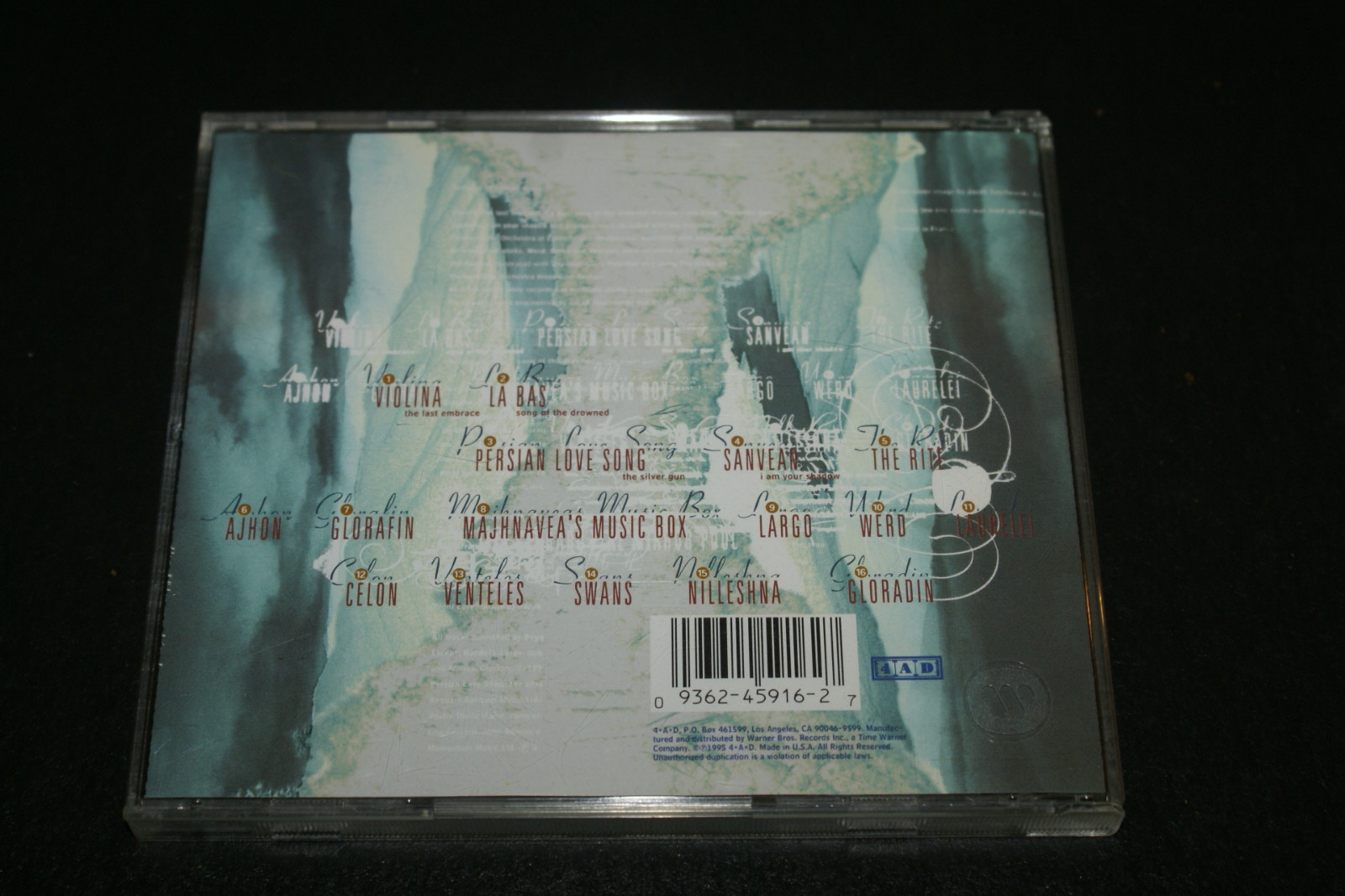 The Mirror Pool by Lisa Gerrard RARE ADVANCED PROMOTIONAL CD 1995 1ST ...