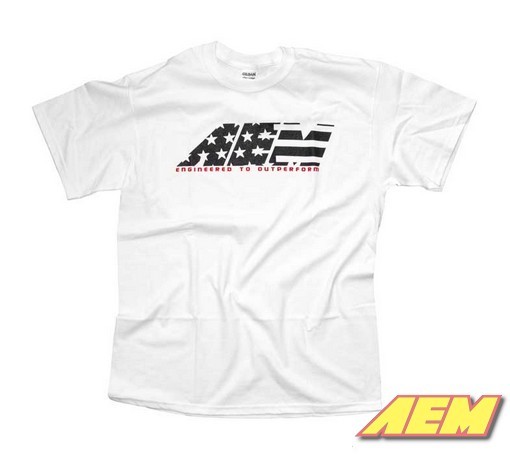 AEM T-SHIRT AEM STARS AND STRIPES, WHITE - 3X 01-1302-XXXL | eBay