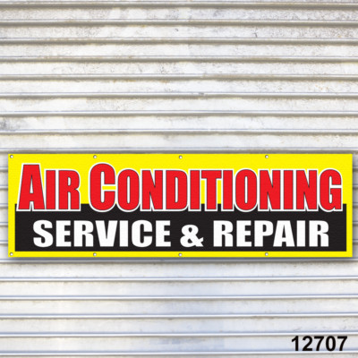 Air Conditioning Service & Repair Banner Auto Repair Tire Dealer ...