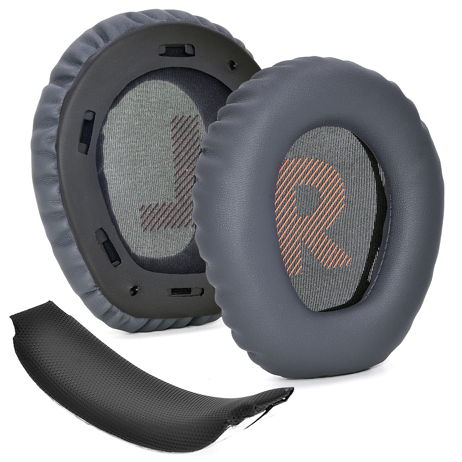 Leather&Sponge L/R Headset Earpads Headband Cusion For JBL Quantum 100 ...