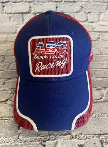 ABC Supply Co Racing Hat Cap AJ Foyt Logo #14 Tony Kanaan Indy Car Mesh ...