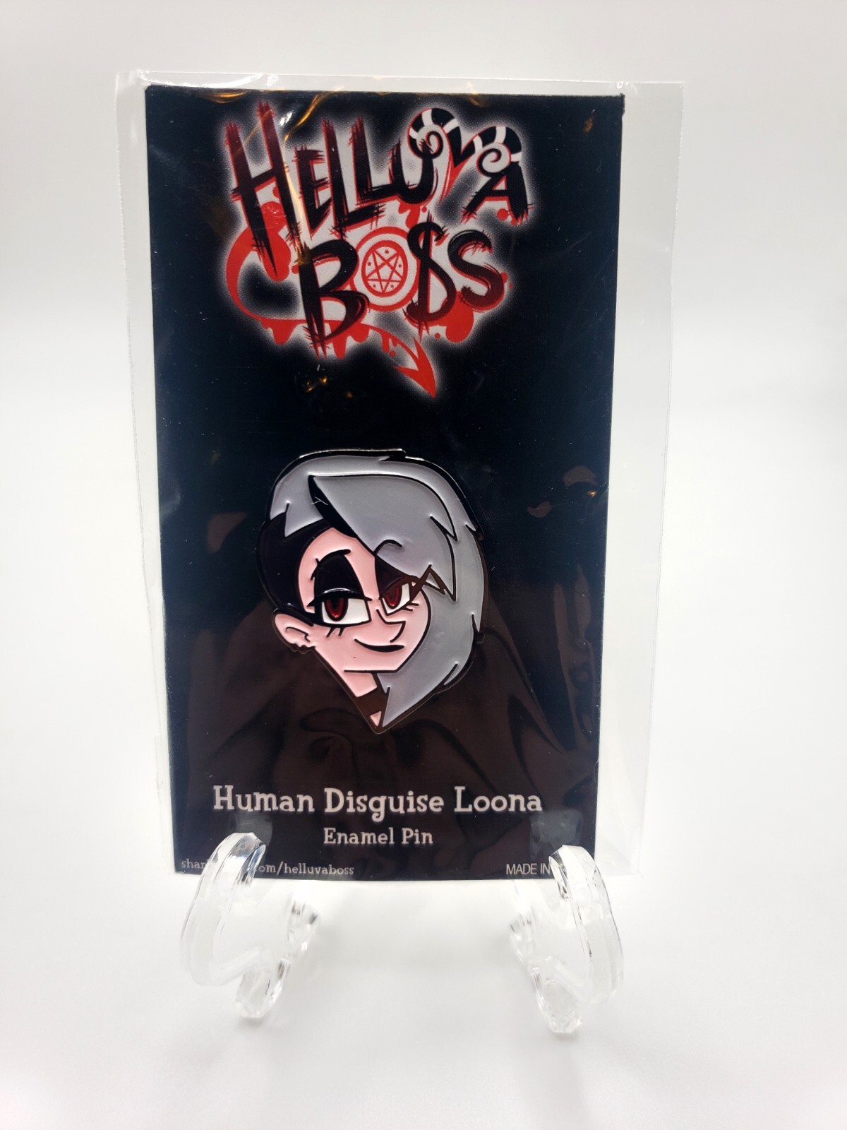 Helluva Boss Official Human Disguise Loona Enamel Pin - SOLD OUT! | eBay