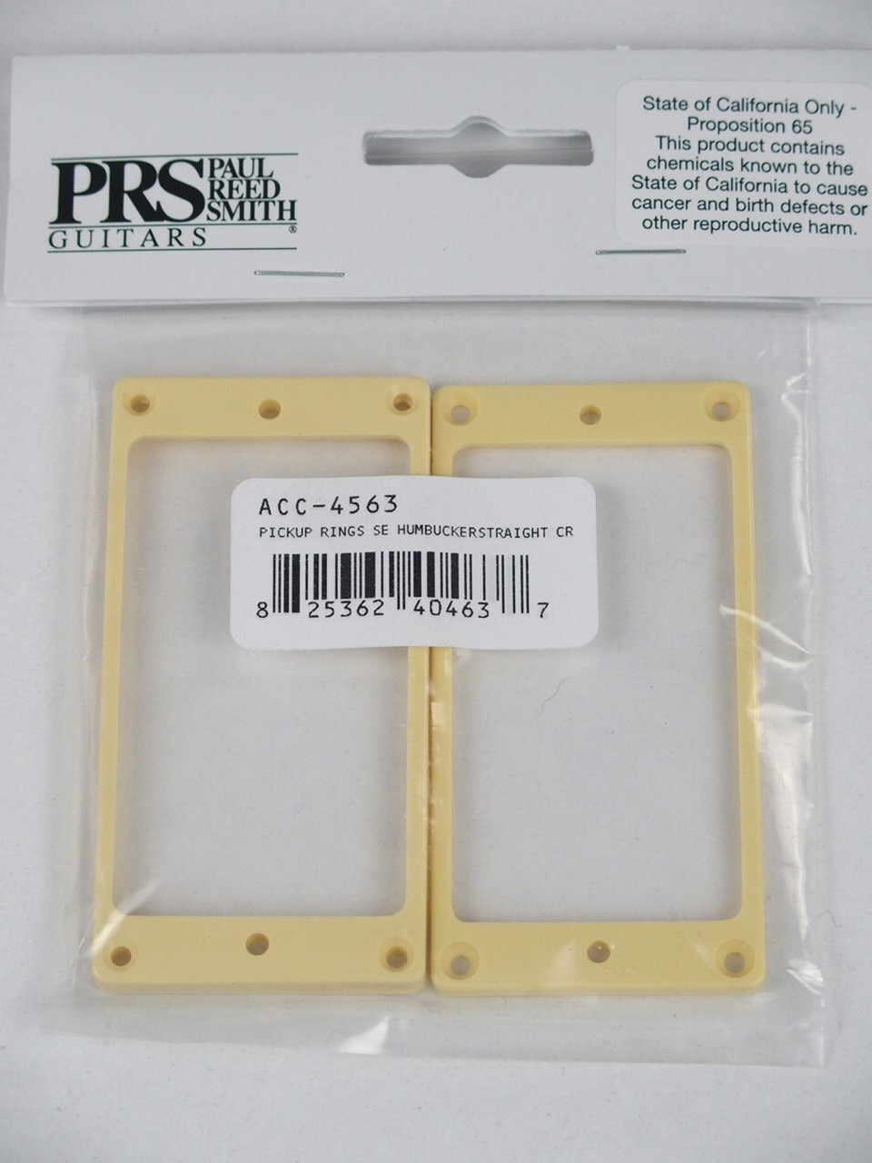 PRS SE Tremolo Creme Pickup Rings Set Guitar Part Paul Reed Smith Cream ...
