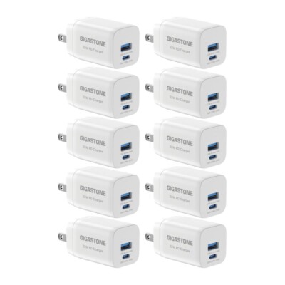 Gigastone 30W USB C Charger Power Go Dual Ports PPS 33W Power Adapter ...