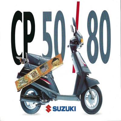 SUZUKI CP 50 80 CP50 CP80 Brochure catalogue adversing scooters - 4 ...