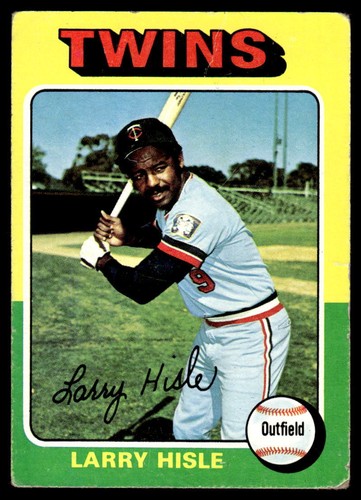 1975 Topps Larry Hisle #526 Minnesota Twins Baseball Card | eBay