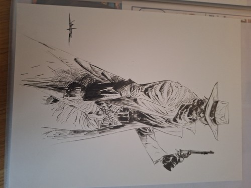 Original Comic Art Drawing The Gunslinger by Jae Lee Dark Tower Comics ...
