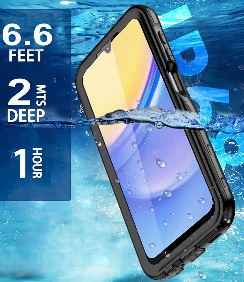 For Samsung Galaxy A15 5G Case Waterproof Shockproof Heavy Duty Rugged ...