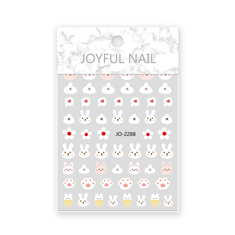Rabbit Nail Sticker Nail Decoration New Year Nail Sticker Nail Art ...