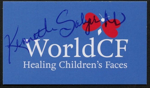 Kenneth E Salyer signed auto World Craniofacial Foundation Business ...