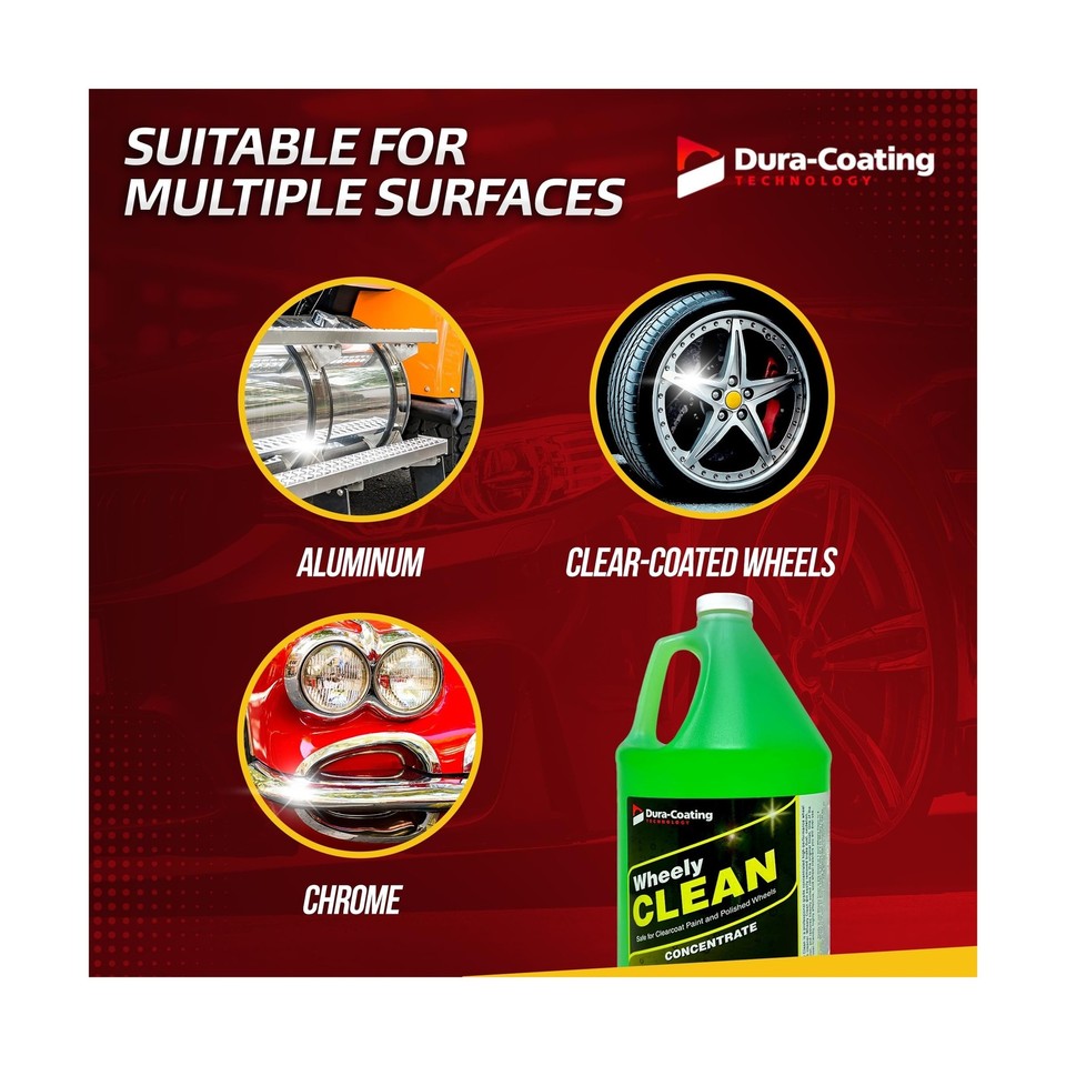 DURA-COATING TECHNOLOGY Wheely Clean Concentrate - Good for Chrome ...