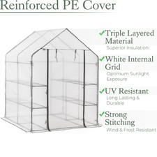 Plastic Greenhouse Replacement Cover for sale | eBay