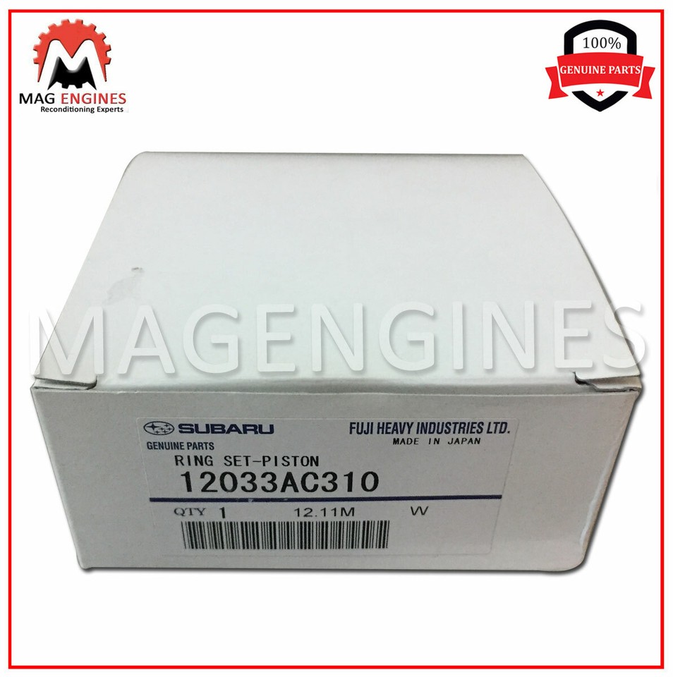 12033-AC310 GENUINE OEM PISTON RING SET 0.25 SIZE SUBARU FA20D ...