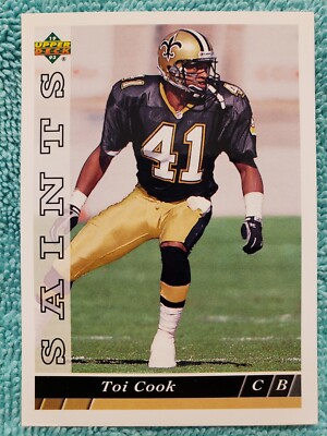 1993 UPPER DECK TOI COOK #510 NEW ORLEANS SAINTS | eBay