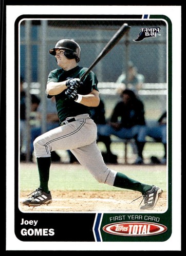 2003 Topps Total 938 Joey Gomes Tampa Bay Devil Rays FY, RC Baseball ...