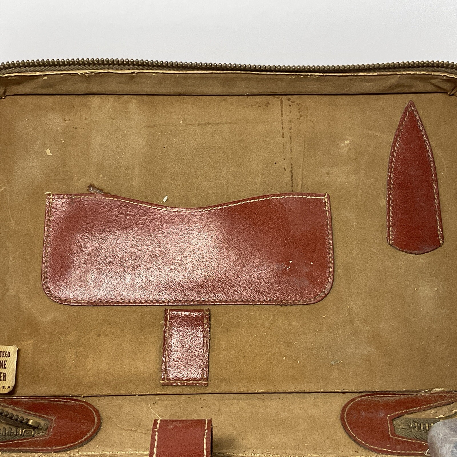 Vintage Mens Travel Grooming Kit Vanity Case Set in Leather Brown ...