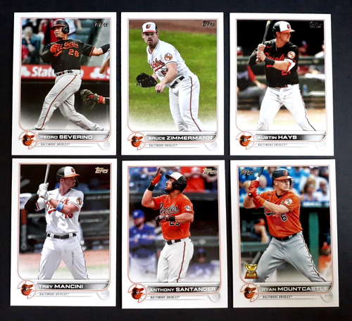 2022 Topps Series 1 & 2 - BALTIMORE ORIOLES 19 Card Team Set | eBay