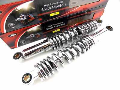 YAMAHA DS7 250 325mm JBS CHROME REAR SHOCK ABSORBERS EYE TO EYE NC | eBay