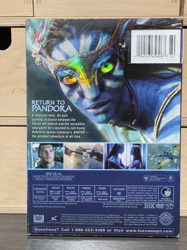 Avatar Two-Disc Original Theatrical Version on DVD | eBay
