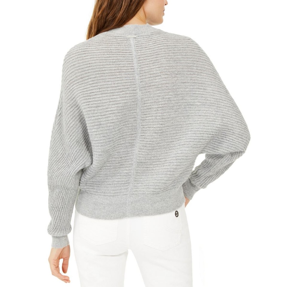 MICHAEL KORS NEW Women's Wool Blend Dolman-sleeve Crewneck Sweater Top TEDO | eBay