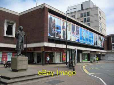 Photo 6x4 Elgar's statue and Lychgate Shopping Centre Worcester Elgar ...