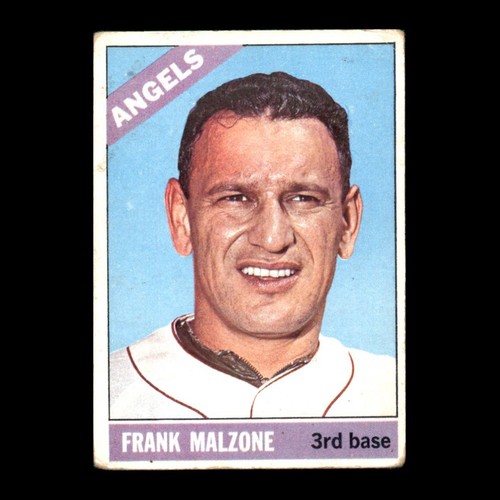 Frank Malzone 1966 Topps California Angels #152 Vintage Set Break! | eBay