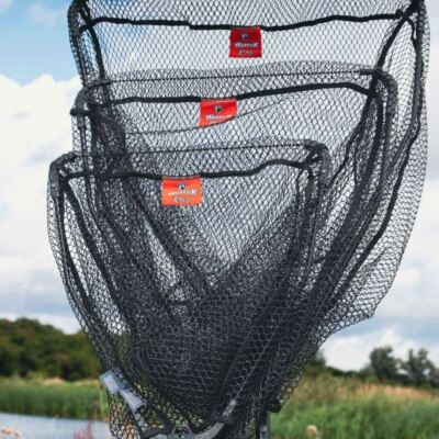 Fox Rage Warrior Fishing Landing Net MK2 NEW Rubber Mesh Pike Net *All ...