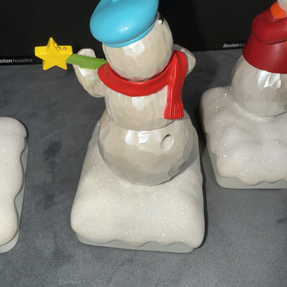 Hallmark Rock Out Snowman Band Keyboard Saxophone , Guitar, Trumpet ...