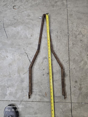 Vintage 29" Tall Sissy Bar Harley Knucklehead Panhead Rigid Frame ...