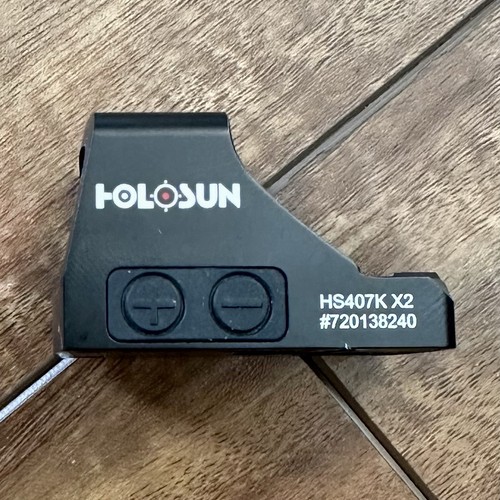 HOLOSUN HS407K-X2 Red Dot Sight - Black 810047071204| eBay