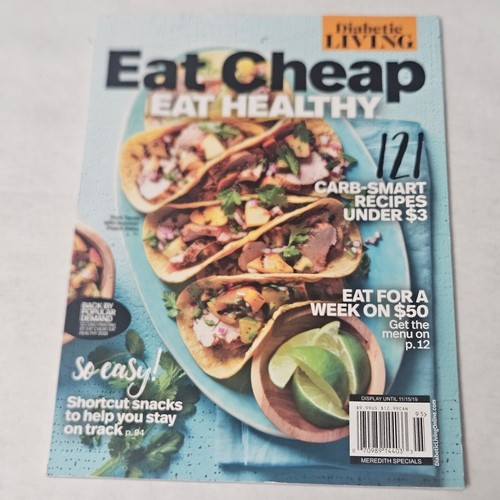 Eat Cheap Eat Healthy Magazine 2019 Diabetic Living 121 Carb-Smart ...