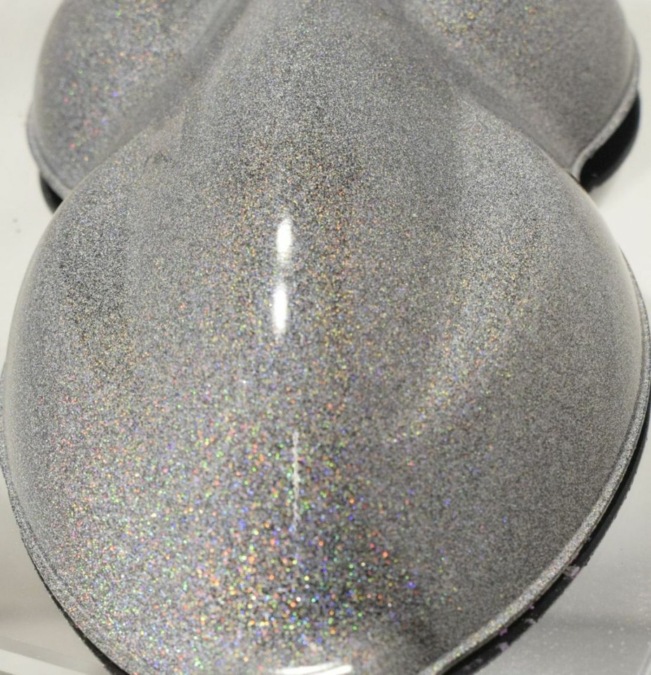 Gunmetal Silver Holographic Micro Mini .002 Hex Metal Flake Automotive ...