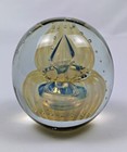 Vintage 1999 Eickholt Signed Glass Paperweight Opalescent Jellyfish ...