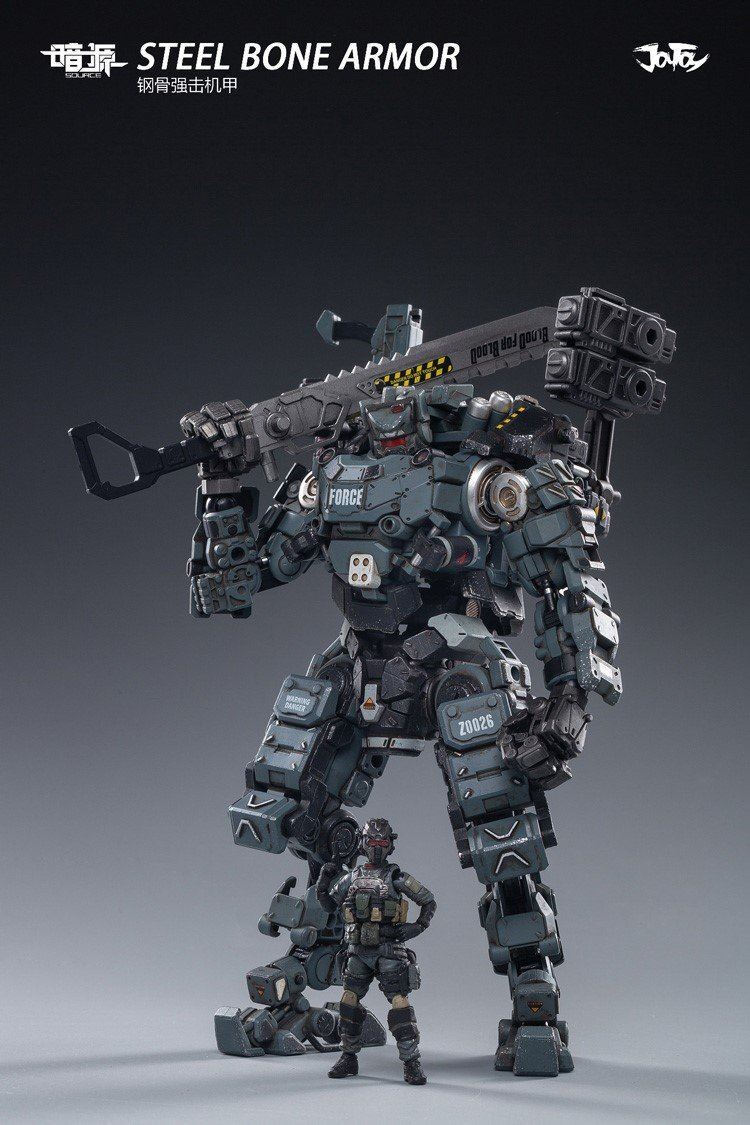1/25 Scale - Source - Steel Bone Mech Grey Version - MINT IN BOX | eBay