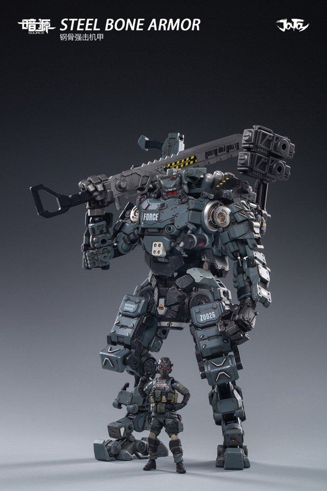 1/25 Scale - Source - Steel Bone Mech Grey Version - MINT IN BOX | eBay