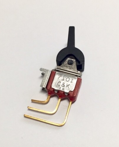 C&K 7101 MD9AV2BE SPDT RT/ANG PCMT ON-NONE-ON 0.4VA MAX TOGGLE SWITCH ...