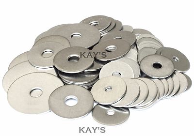 PENNY/REPAIR WASHERS A2 STAINLESS STEEL FOR BOLTS,SCREWS M4 M5 M6 M8 ...