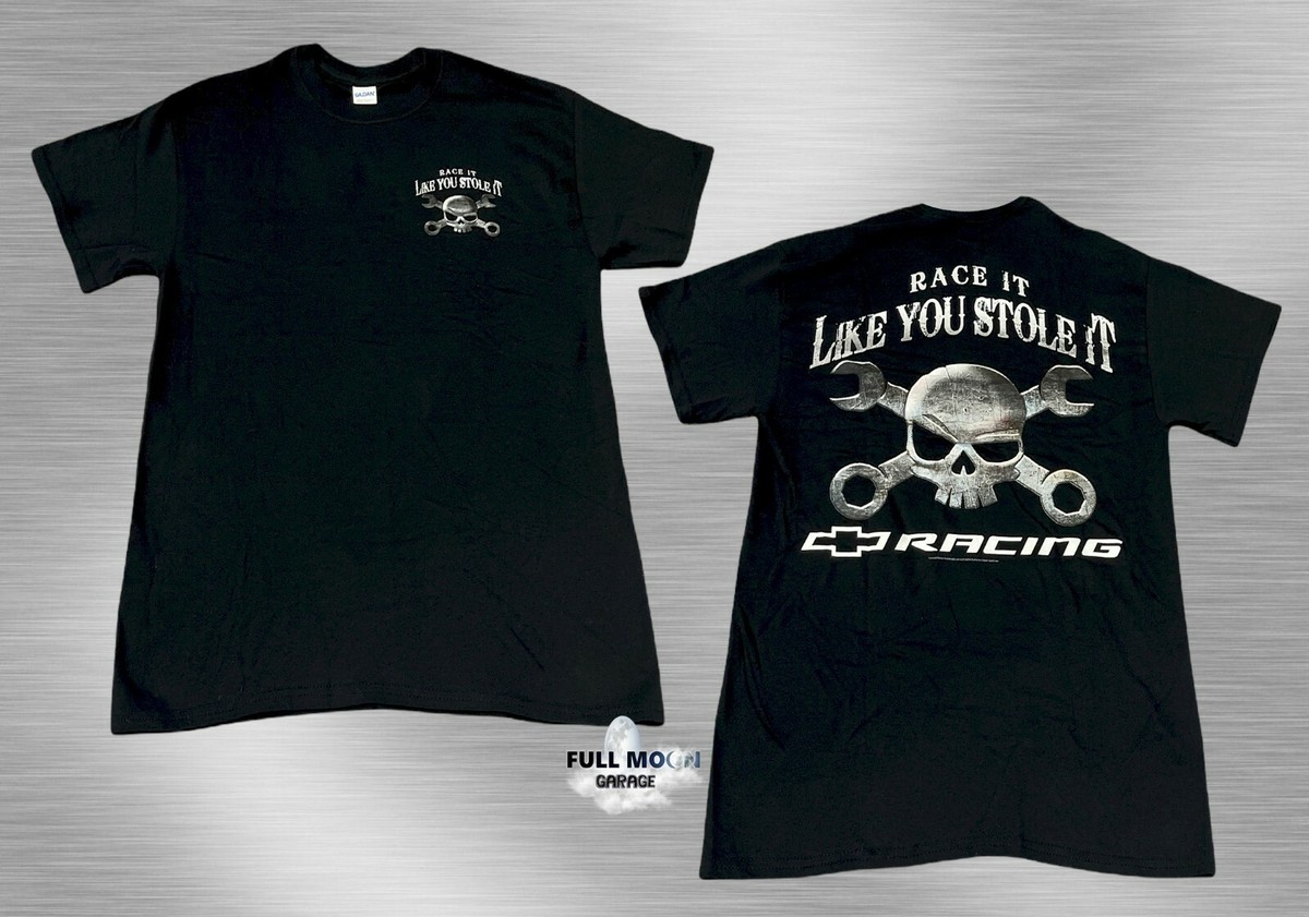 Chevy Racing Logo Skull