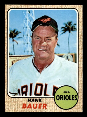 1968 Topps Baseball #513 Hank Bauer EX/MT *e1 | eBay