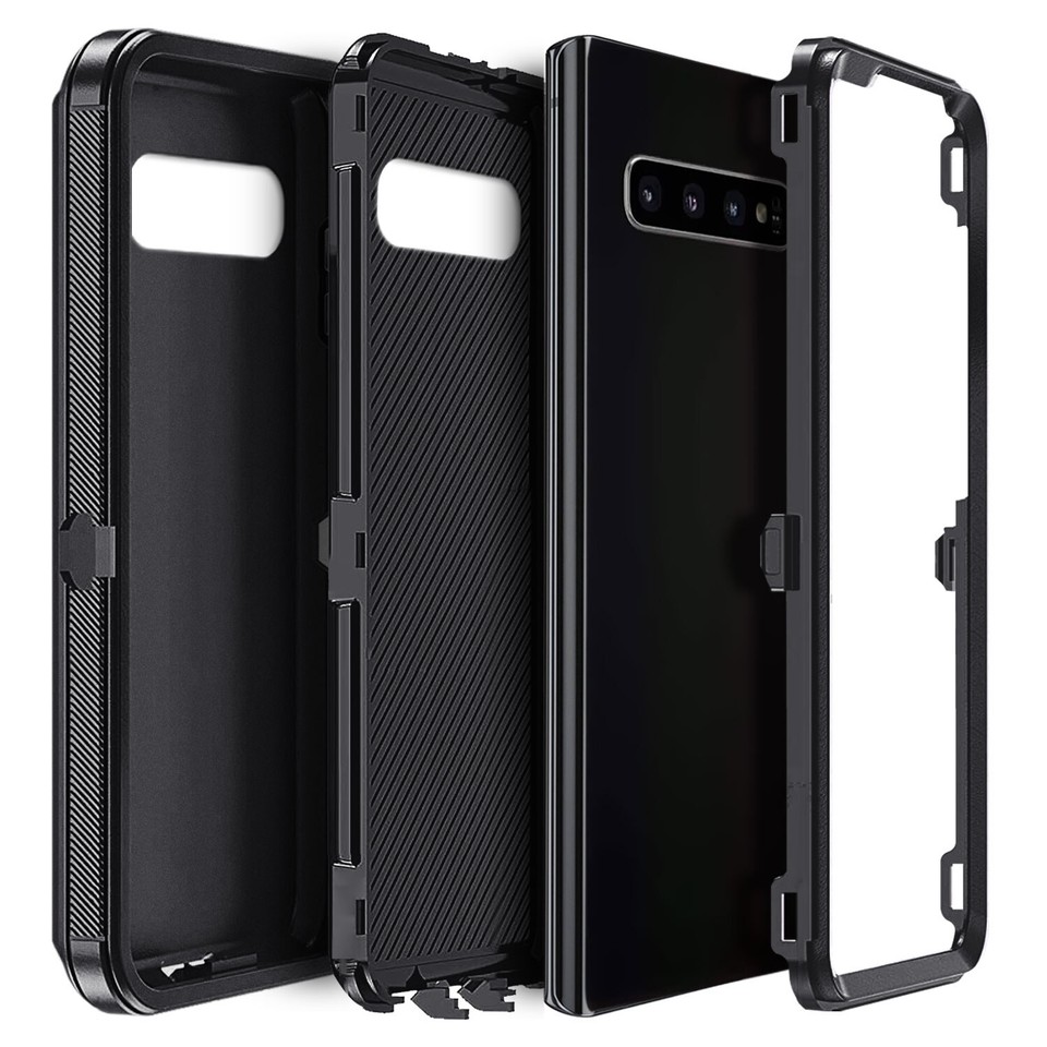 For Samsung Galaxy S10/S10+/S10e Heavy Duty Phone Case Cover w/ Screen ...