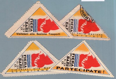 EI0834 Poster Stamp Italy - Levant Fair Bari - different sections | eBay