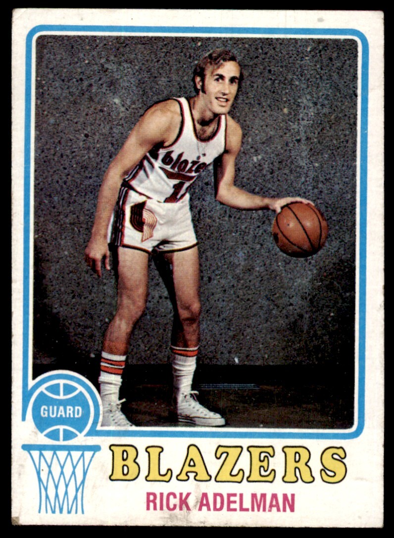 1973-74 Topps Baseball Card (Damaged) Rick Adelman Portland Trail ...