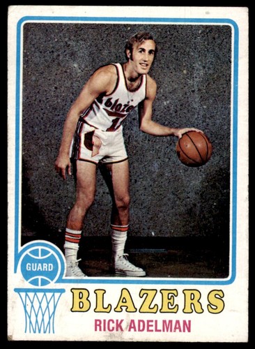 1973-74 Topps Baseball Card (Damaged) Rick Adelman Portland Trail ...