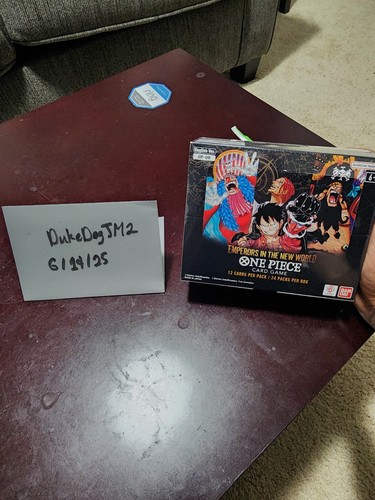 One Piece OP09 Emperors In The New World Booster Box ENGLISH FACTORY ...