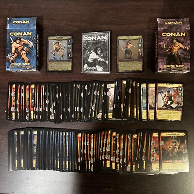 CONAN CCG Card Game Near Complete Set 135/196 Cards No Duplicates W ...