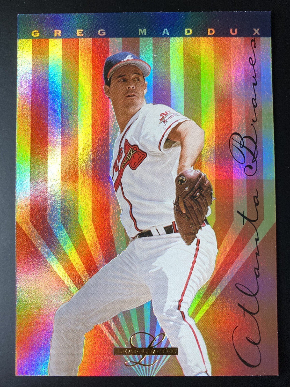 1995 Leaf Limited Gold Foil Greg Maddux Baseball Card #15 of 24 Atlanta ...