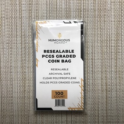 PCGS graded resealable coin bags 100ct | eBay