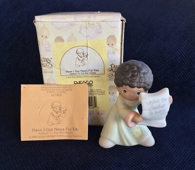PRECIOUS MOMENTS HAVE I GOT NEWS FOR YOU-527137-MINI NATIVITY ADDITION ...