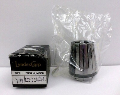 Lyndex Corp E32-028(C) ER32 7/16" Coolant Through Collet Round E32-028 ...