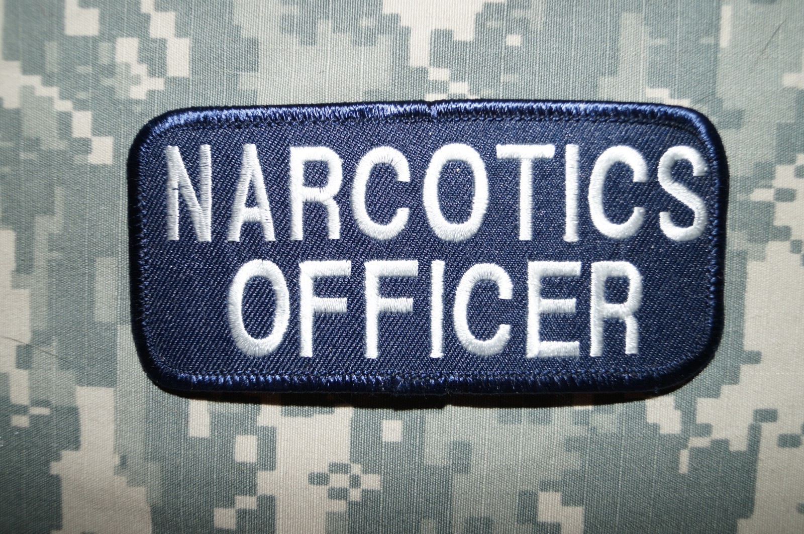 Patch NEW LARGE Narcotics Officer Shoulder Authentic | eBay